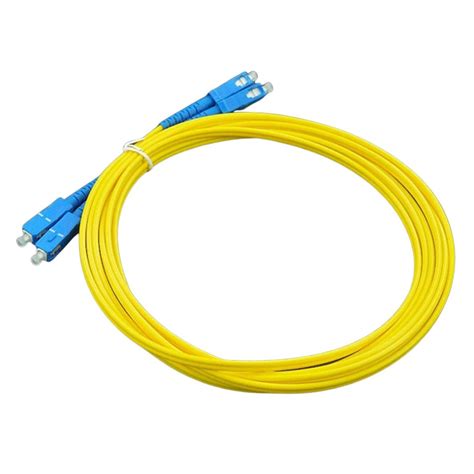 3m Sc Sc Single Mode Duplex Fiber Jumper Bastelgarage Elektronik