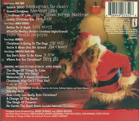 Buy James Horner Dr Seuss How The Grinch Stole Christmas Original