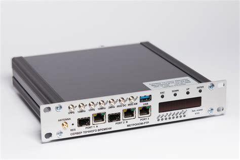 Сервер времени Метроном Ptp 1u V2 — КБ МЕТРОТЕК