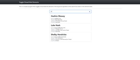 Search Box Toggle Show Hide Element Using JQuery Tutorial SourceCodester