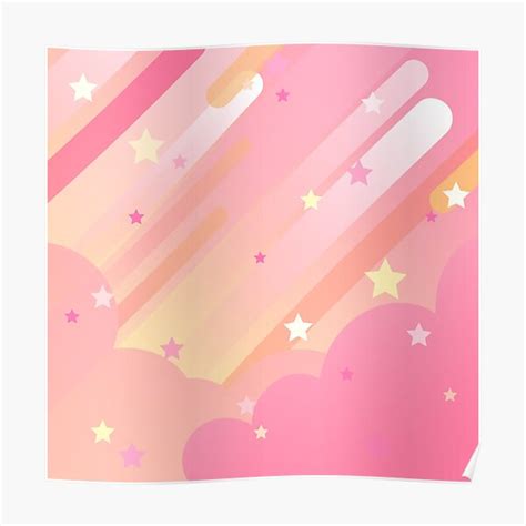 Steven Universe Clouds Poster For Sale By Fantasylife Redbubble