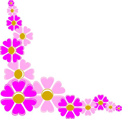 Flower Corner Border Clipart Best