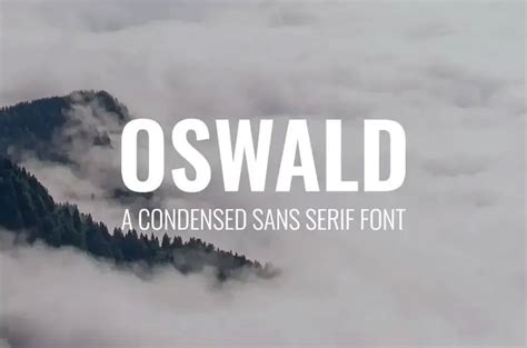 Oswald Font Creative Fonts