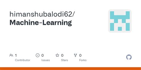 GitHub Himanshubalodi Machine Learning