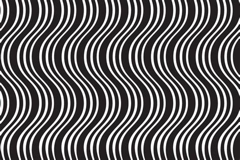 Simple Abstract Black Color Seamlees Vertical Line Smooth Zig Zag