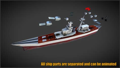 3d Battleship Unity Turbosquid 1160555