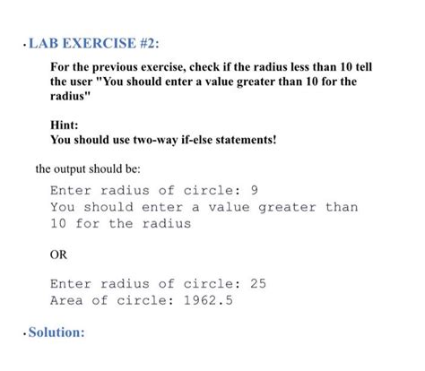 solved lab exercise 2 for the previous exercise check