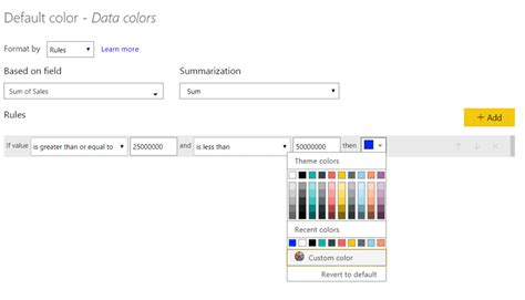 power bi dynamic conditional formatting