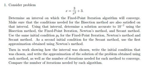 solved consider problemx 3x2 3 determine an interval on