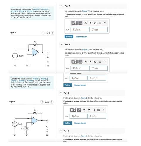 Part A Consider The Circuits Shown In Figure 1