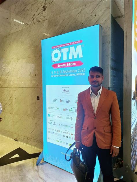 Karan Kumar Singh On Linkedin Tourism Tourismconference Otm Otmmumbai2022 Travel