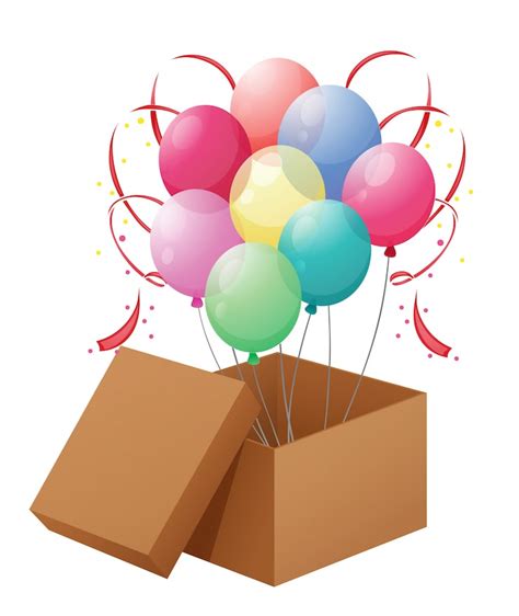 Surprise Balloon Clip Art