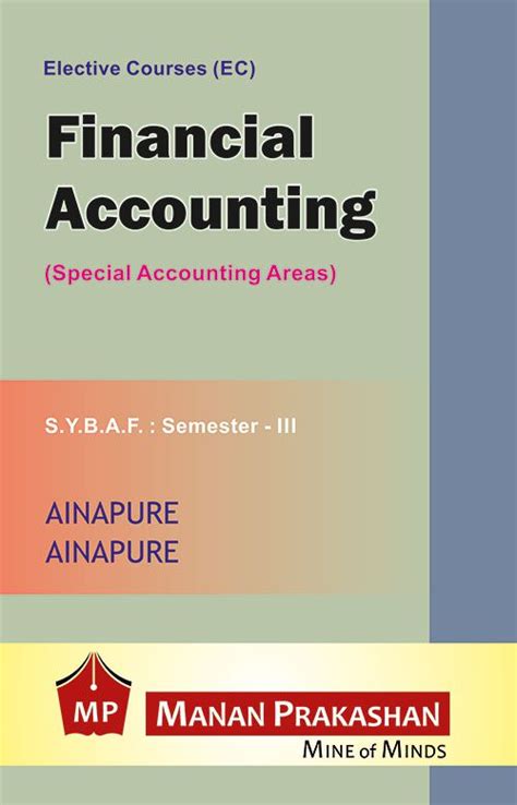 Financial Accounting Sybaf Semester Iii Manan Prakashan The Stranger Books