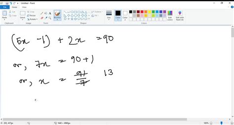 SOLVED Two Angles Whose Sum Is Are Complementary Angles Find The Measures Of The