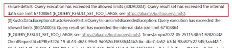 Solved Re Powerbi Online Kusto Query Execution Error Bu Microsoft Fabric Community