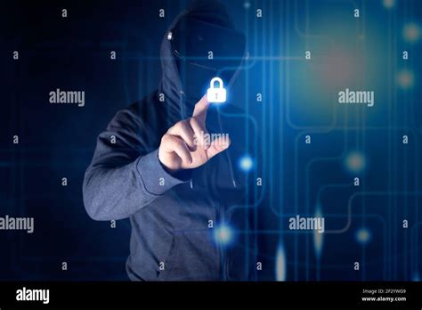 Hacker Coding Virus Ransomware Using Laptops And Computers Cyber Attack System Breaking And