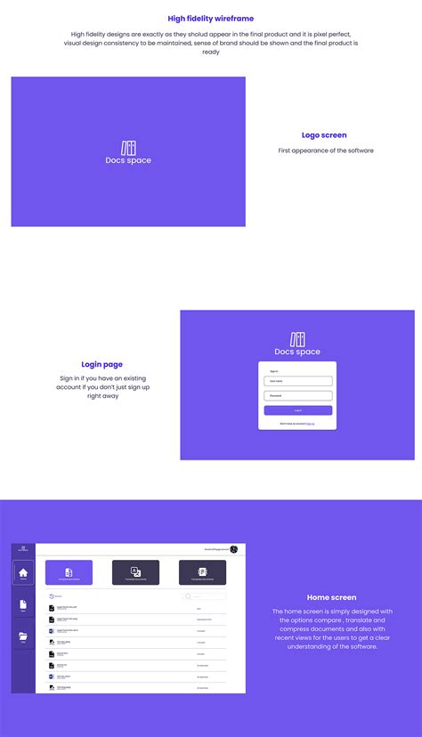 Legal Document Comparison Software Docs Space UX UI On Behance