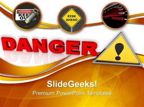 Danger Sign PowerPoint Templates And PowerPoint Themes 1012
