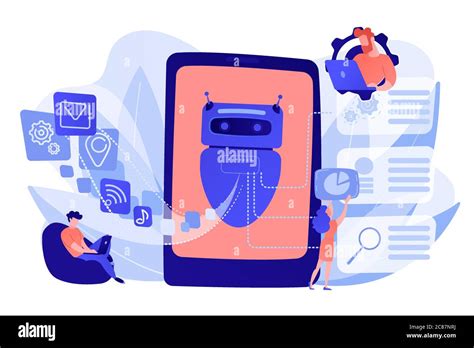 Natural Language Processing Concept Vector Illustration Stock Vector