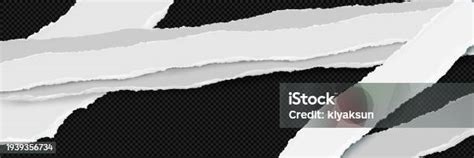 찢어진 종이 스트립 가장자리 찢어진 흰색 페이지 조각 벡터 0명에 대한 스톡 벡터 아트 및 기타 이미지 0명 가장자리