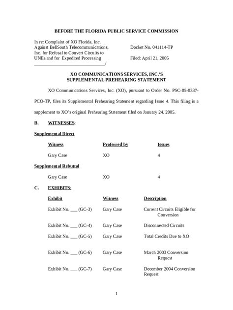 Notice Of Filing Errata Sheet Case Doc Template PdfFiller