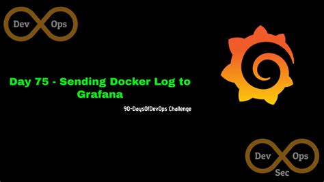 sri parthu on linkedin day 75 sending docker log to grafana