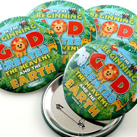 Create Religious Buttons For Church Camp At Pure Buttons