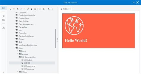 deploy ddc implementation files in sas content server via sas viya gui