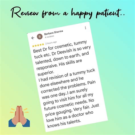 Deevish Dinakara On Linkedin Patientreview Drdeevishnd Healiosrnr Plasticsurgery