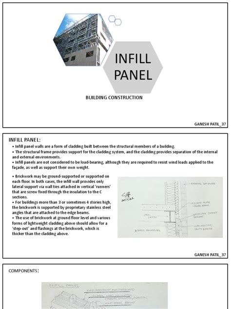 Infill Panel 37 Pdf Wall Framing Construction