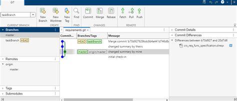 Configure Git Environment To Merge Requirement And Link Set Files Matlab Simulink