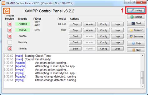 xampp how to start apache and mysql automatically when windows 8