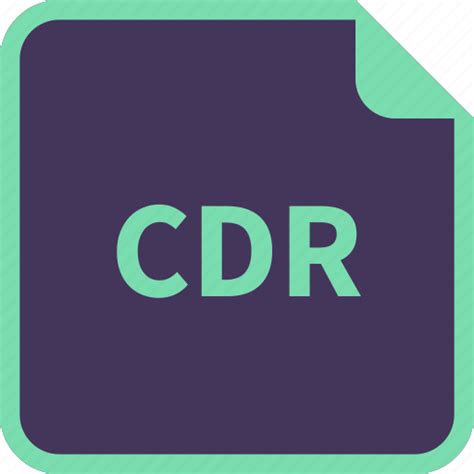 Cdr Corel File Format Name Icon