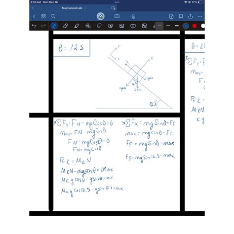 Solved Find Coefficient Of Kinetic Friction Theta