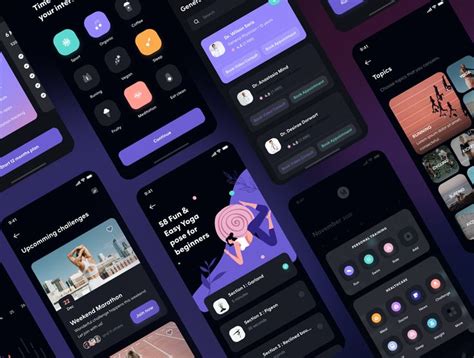 A Moocare All About Health App Light Mode Dark Mode