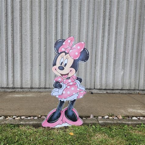 Life Size Minnie Mouse Cut Out Decoration Minnie Mouse Birthday Decor