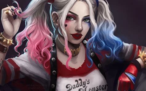 Harley Quinn Art Wallpapers Top Free Harley Quinn Art Backgrounds