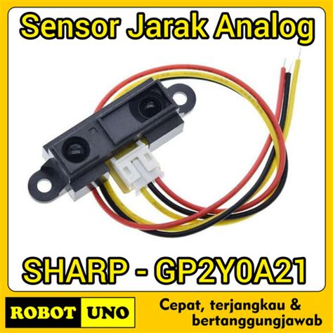jual gp2y0a21yk0f sensor jarak analog sharp ir gp2y0a21 10 80cm kota