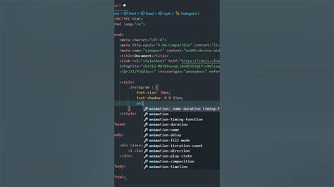 How To Make Glowing Animation In Html Instagram Glowing Animation Ytshortsindia