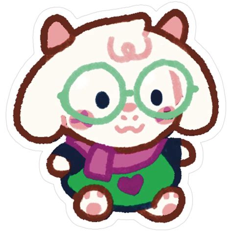 Ralsei Plush Chibi Sticker Chibi Plush Stickers