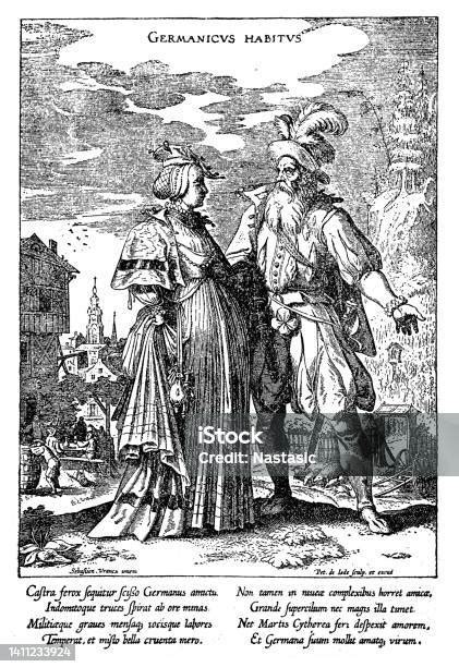 17 세기의 의상 바로크 양식에 대한 스톡 벡터 아트 및 기타 이미지 바로크 양식 여자 인물 사진 Istock