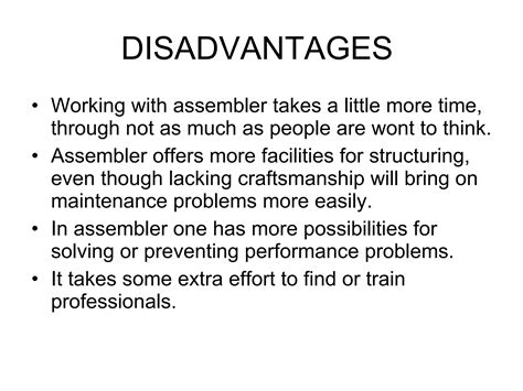 assembler ppt programming languages computing