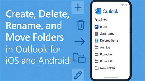 Create Delete Rename And Move Folders In Outlook For Ios And Android