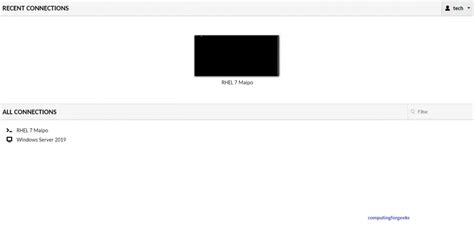 Install And Use Guacamole Remote Desktop On CentOS ComputingForGeeks