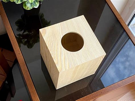 Wooden Square Tissue Box Covers Handcrafted Wood Tissue Boxes Wooden