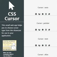 CSS Cursor راکت