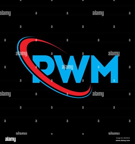 PWM Logo PWM Letter PWM Letter Logo Design Initials PWM Logo Linked With Circle And Uppercase
