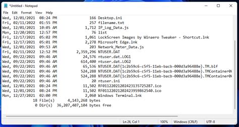 How To Copy A Folders File List Into A Text File In Windows