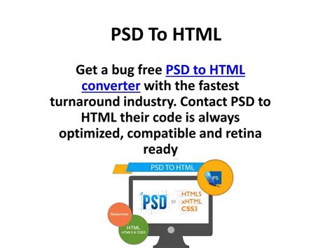 PPT Get The Best PSD To HTML Services PowerPoint Presentation Free Download ID 8155689