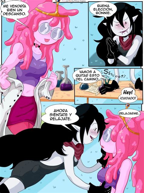 Pink And Red Bubbline Comic
